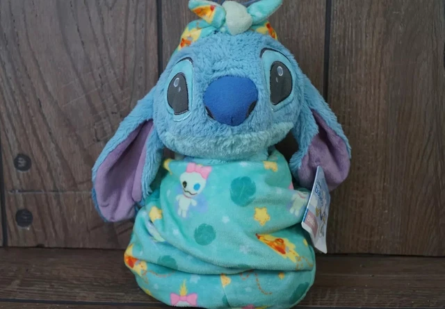 DISNEY BABIES LILO & Stitch Baby STITCH Plush Blanket Pouch Swaddle ...
