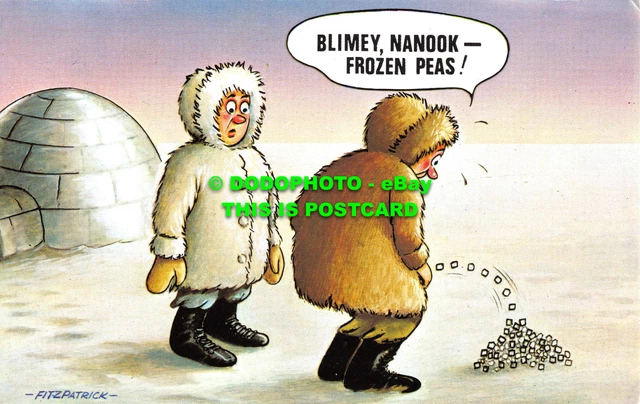 R526939 BLIMEY. NANOOK. frozen peas. Bamforth. Comic Series No. 885 ...