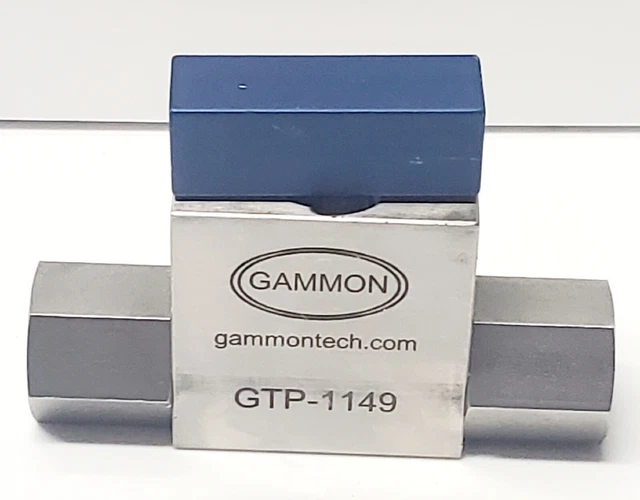 GAMMON GTP-1149 STAINLESS Steel Ball Valve, 1/4" Female to 1/4" Female ...