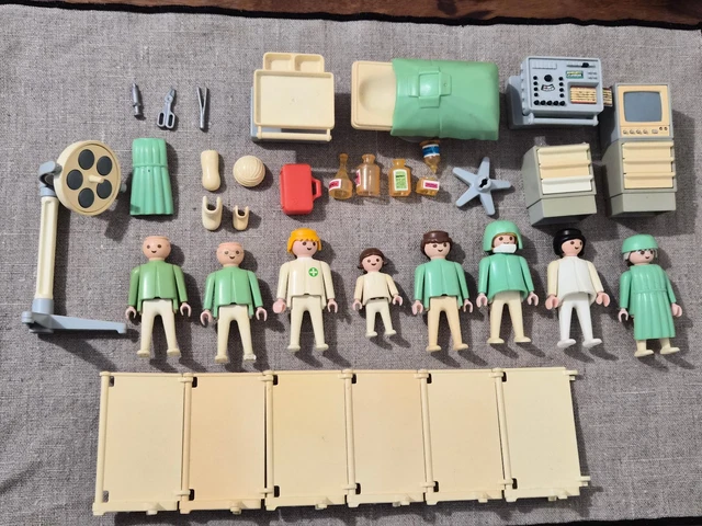 PLAYMOBIL MÉDICAL : dentiste + bloc opératoire – références 3762 & 3459 ...