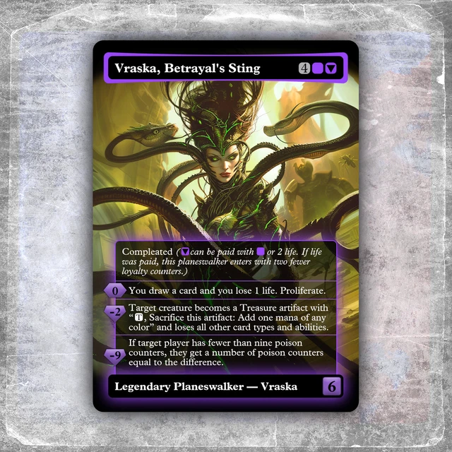 VRASKA, BETRAYAL'S STING #6 [Altered artwork] - Hyperion Style EUR 9,55 ...