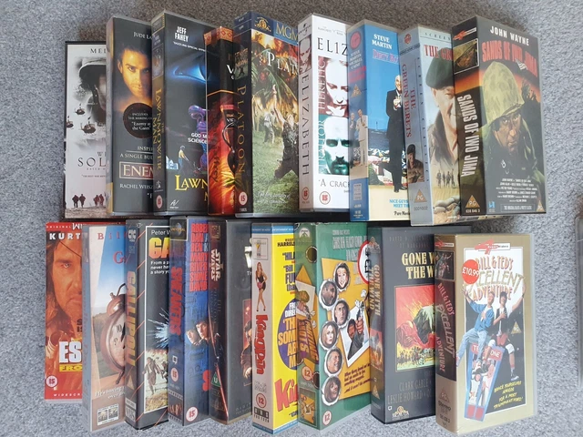 18X 1980'S 1990'S VHS Video Tapes Bundle Job Lot Cert 15 and PG £19.99 ...