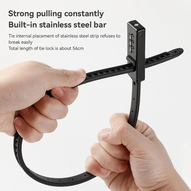 SECURE CABLE LOCK with Adjustable Design and Multiple Combinations for ...
