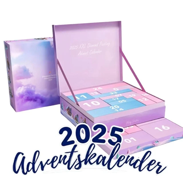 DIAMOND PAINTING ADVENT Calendar 2025 Christmas Countdown Kit 24 ...