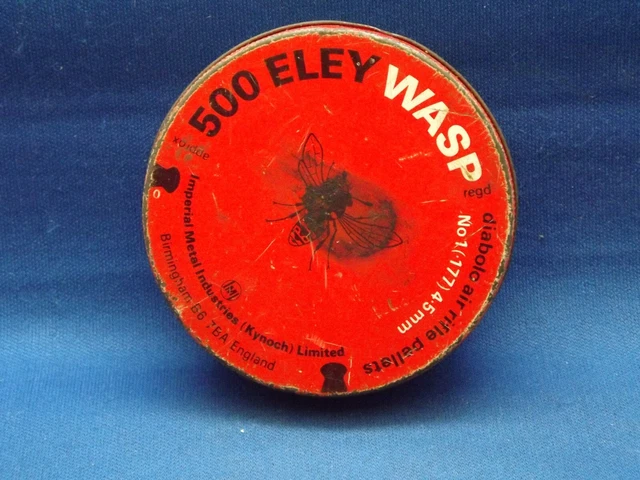 VINTAGE ELEY WASP Diabolo Air Rifle Pellets 500 No 1 177 4.5mm Empty ...