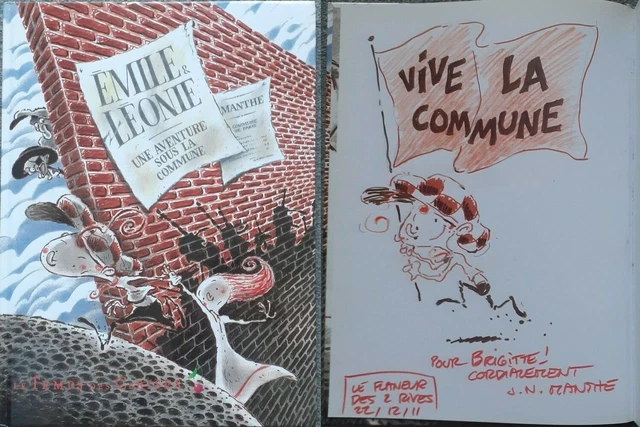MANTHE - EMILE et leonie - une aventure sous la commune - BD EO + belle ...