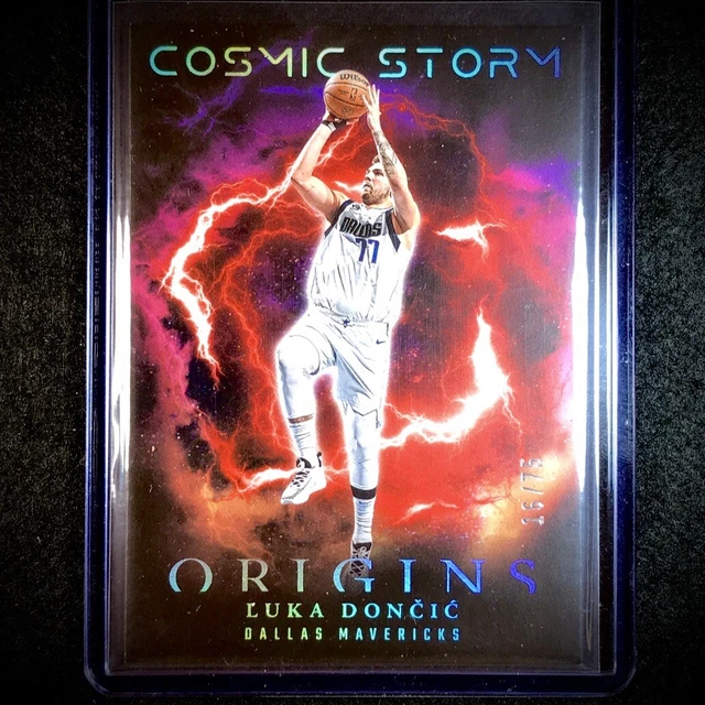 2023-24 ORIGINS LUKA Doncic Cosmic Storm Red /75 #8 SP SSP Rare Dallas ...