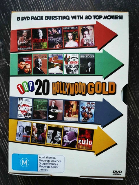 TOP 20 HOLLYWOOD Gold DVD 8 Disc Boxset Part One & Part Two $9.99 ...