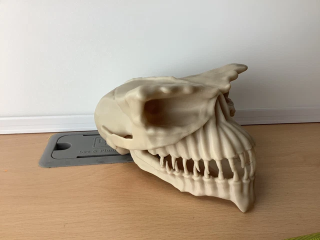 GREMLINS SKULL LIFE Sized Movie Prop Replica 3d Printed Bone White ...