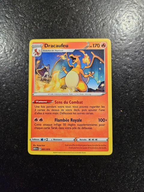 CARTE POKÉMON DRACAUFEU - M24 FR - 001/015 - Rare - Neuve EUR 450,00 - PicClick FR