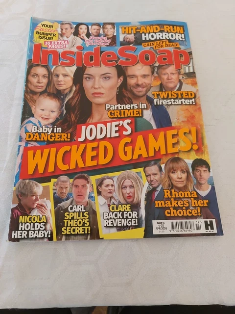 INSIDE SOAP MAGAZINE 2026 Carla Connor Lisa Swain Roy Cropper Jodie ...