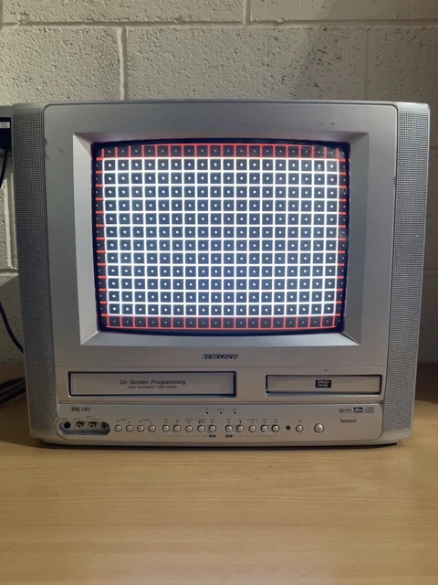 14 INCH FERGUSON CRT Retro Gaming TV VHS DVD Combo 240p RGB Scart ...