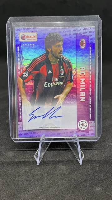 2023-24 TOPPS MERLIN Heritage AC Milan Legend GENNARO GATTUSO Viola ... 2023-24 TOPPS MERLIN Heritage AC Milan Legend GENNARO GATTUSO Viola ...