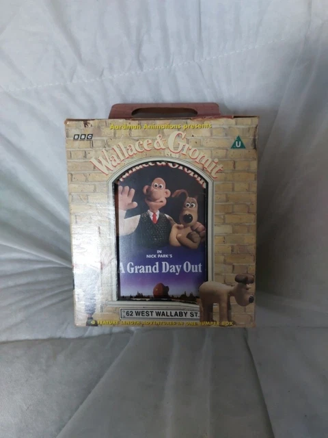 RARE AARDMAN WALLACE and Gromit VHS tapes collection box set - 3 movies ...