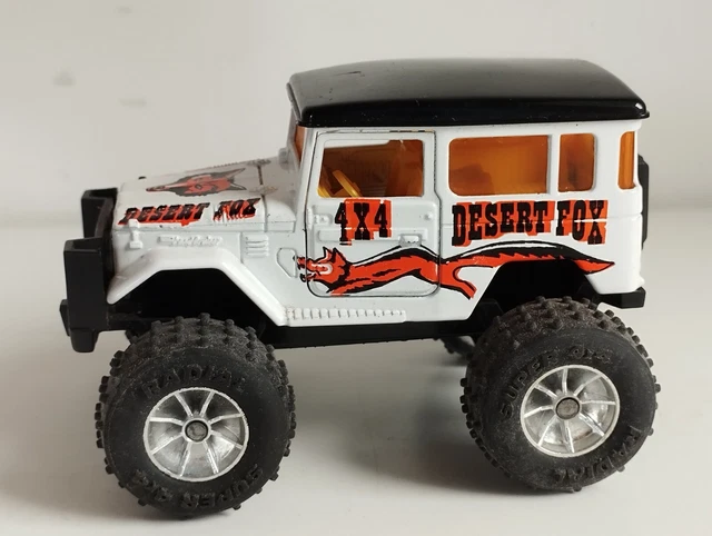 VOITURE MINIATURE 1/36 Toyota 4x4 Vintage Majorette France A-6 Desert ...
