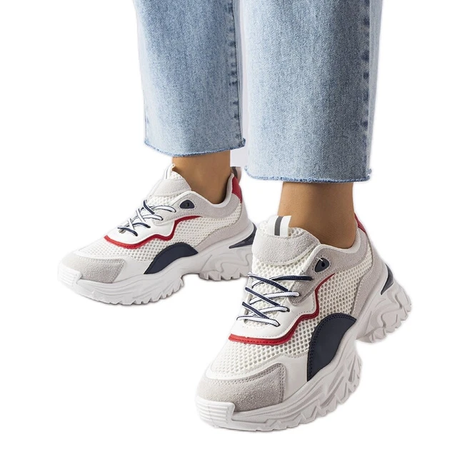 INNA ZAPATILLAS BLANCAS con dibujo visible de Rosita. blanco EUR 38,03 ...