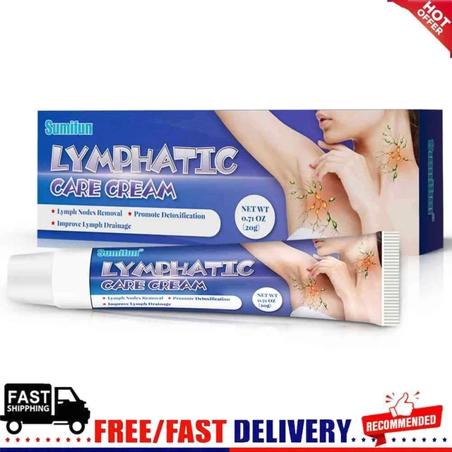 LYMPHATIC CREAM LYMPH Gland Nodes Removal Ointment Anti-Swelling Detox ...