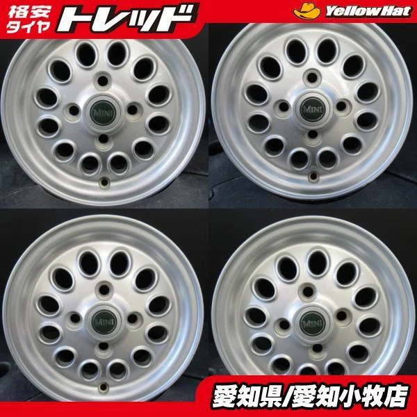 JDM USED RARE Rover Mini genuine 12 inch aluminum wheels 4wheels set No ...