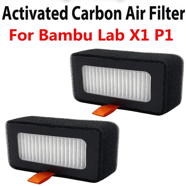 ACTIVATED CARBON COMBO HEPA 13 Air Filter Ultra for Bambu Lab X1/P1 3D ...