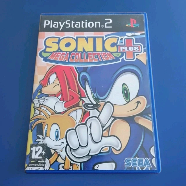 SONIC MEGA COLLECTION Plus Video Game PlayStation 2 Complete Incl ...