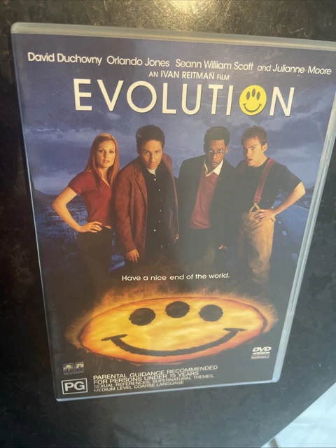 EVOLUTION DVD DAVID Duchovny Julianne Moore Orlando Jones Reg 4 Fast ...