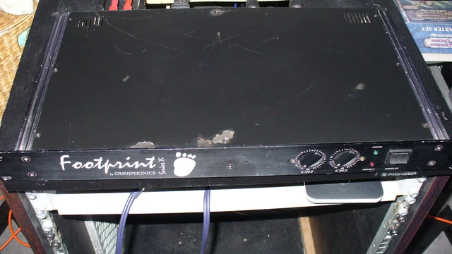 FOOTPRINT POWER AMPLIFIER. Omniphonics. Series 75 £45.00 - PicClick UK