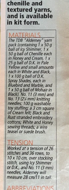 ALAN DART KNITTING PATTERN Meet Alderney Womble toy 28cm tall Wombles ...