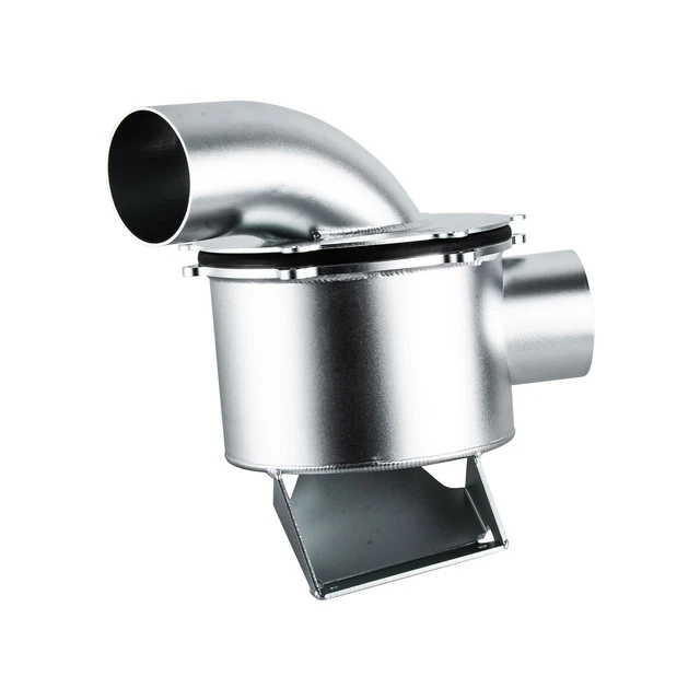 ALUMINUM HI-FLOW ZD30 AIRBOX For NISSAN PATROL TURBO / V8 GQ GU silver ...