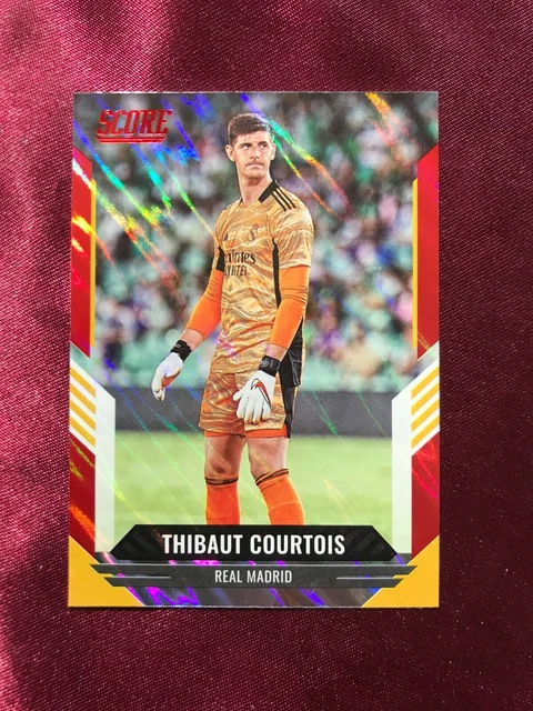 108 THIBAUT COURTOIS-FIFA SCORE Soccer Trading-Cards 2021-22-Real-RED ...