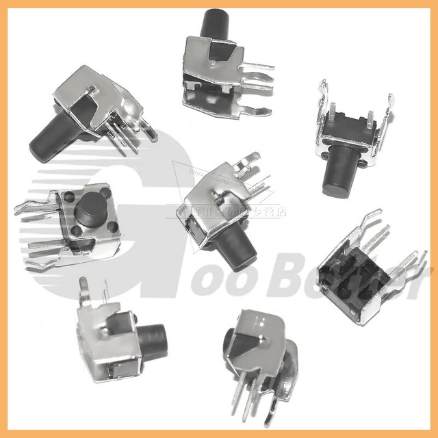 SMD TACTILE SWITCH Momentary SPST Push Button Mini Miniature Micro PCB ...