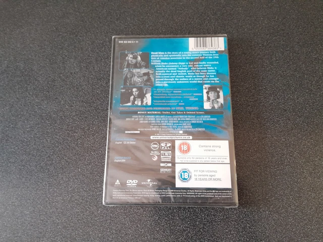 DEAD MAN 1995 DVD Classic Western Johnny Depp Lance Henriksen New ...