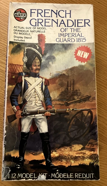 AIRFIX - NAPOLEONIC French Grenadier - 1:12 scale model kit £25.00 ...