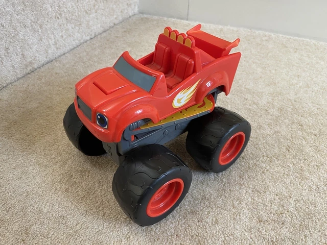 BLAZE AND THE Monster Machines 8" Talking Flying Jet Blaze with Spring ...