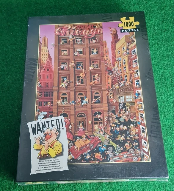 HEYE PUZZLE JEAN-JACQUES Loup Wanted Wo ist Hehler Harry? 1000 Teile ...