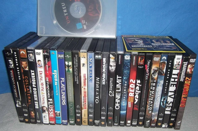 DVD SAMMLUNG FILME ab 16 Jahren Konvolut 28 Action Komödien Science Fiction EUR 32,90 - PicClick FR