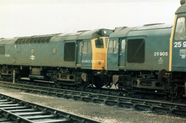 B57 35MM SLIDE BR Class 25 25902 25904 25905 @ Warrington £3.54 ...
