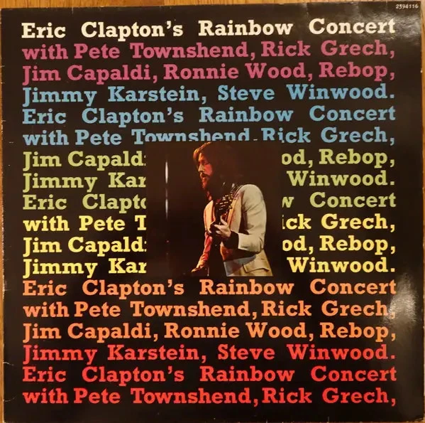 ERIC CLAPTON ERIC Claptons Rainbow Concert NEAR MINT RSO Vinyl LP EUR ...