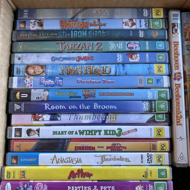 25 KIDS DVDS Kids Children Movies Bundle Bulk Lot -PRE OWNED #319 $45. ...