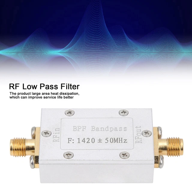 RF LOW PASS Filter Module 1420MHz BPF Band Pass Power Distribution ...
