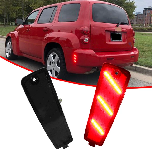 FOR CHEVY HHR Smoked Red LED Rear Side Marker Lights 2006-2011 LH & RH ...