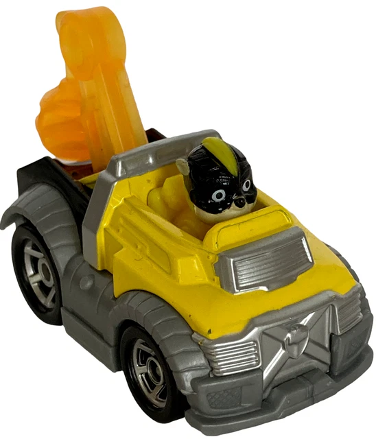 PAW PATROL RUBBLE Tow Truck Mighty Pups Diecast Car 1:55 Metal Car Spin ...