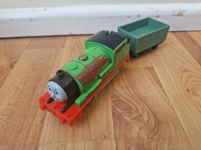 THOMAS THE TANK Engine Schokolade Percy + Lkw TOMY Trackmaster ...