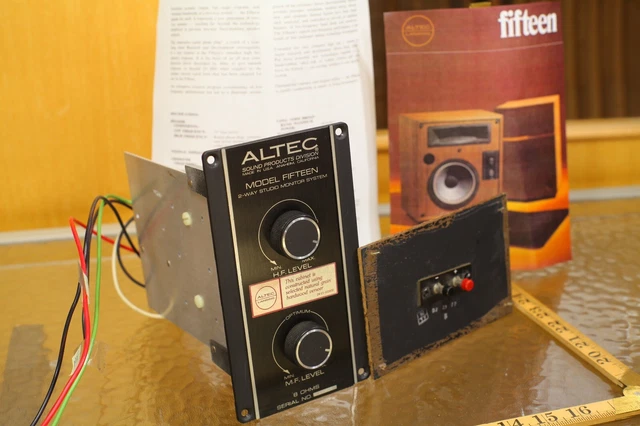 ALTEC MODEL 15 2 way crossover for 12" woofer and Altec 32 horn from ...