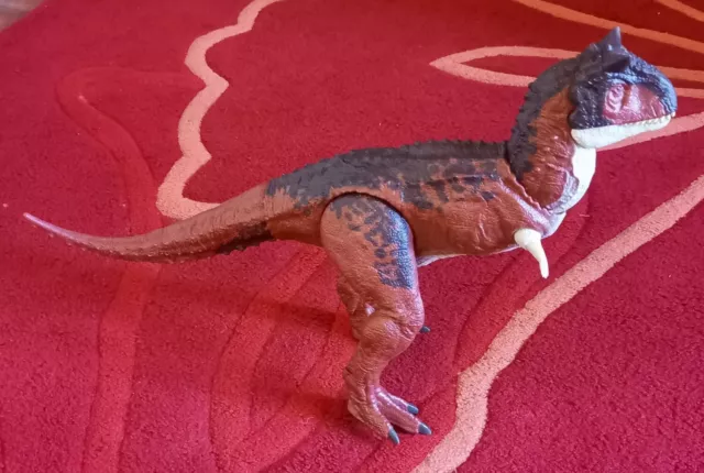 MATTEL JURASSIC WORLD Fallen Kingdom Action Attack Carnotaurus Dinosaur ... MATTEL JURASSIC WORLD Fallen Kingdom Action Attack Carnotaurus Dinosaur ...
