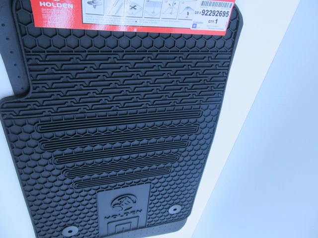 HOLDEN COMMODORE VE UTE HEAVY DUTY Black rubber Floor Mats Front Set ...