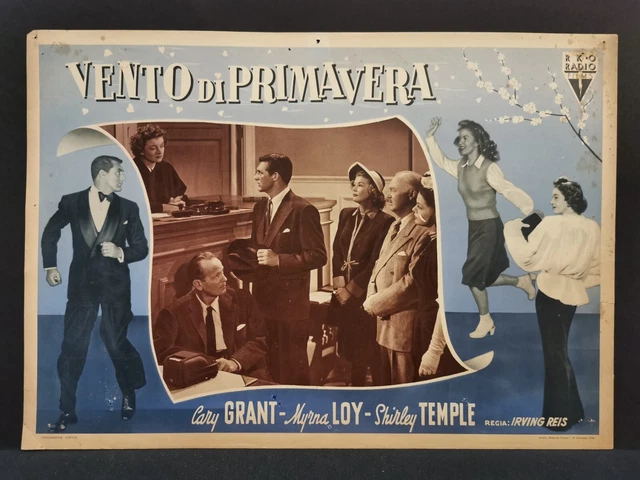 VENTO DI PRIMAVERA fotobusta poster Cary Grant Bachelor and the Bobby ...