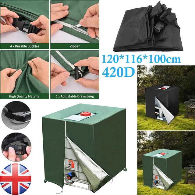 1000L WATER TANK IBC Container Tarpaulin IBC UV Protection Dustproof ...