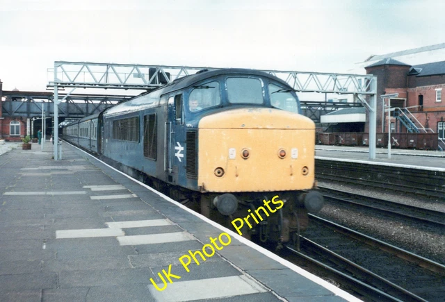 RAILWAY PHOTO 6X4 Class 45 Passenger Train terminates Nottingham c1984 ...