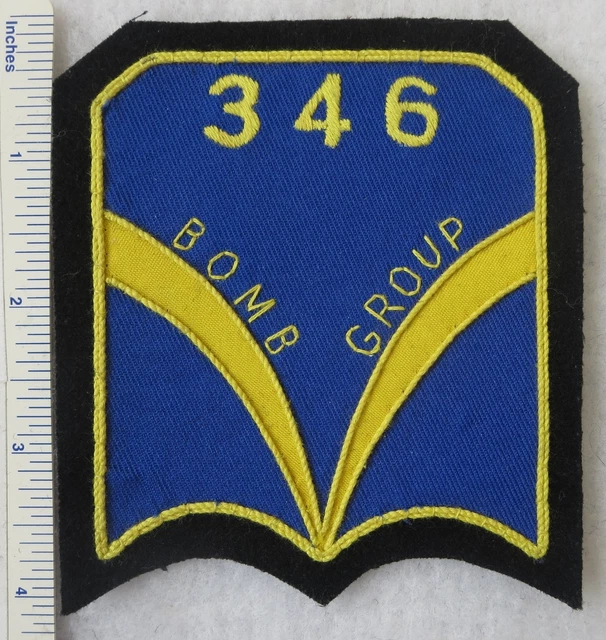 PATCH US AIR FORCE 346th BOMB GROUP fait sur mesure pour les anciens ...