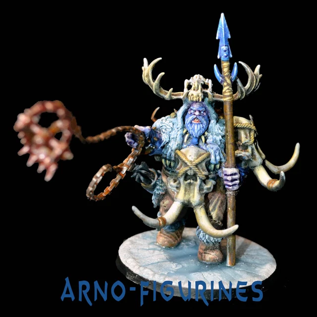 FIGURINE WARHAMMER AOS 1 ogor icebrow-hunter conversion proxy+warhammer ...